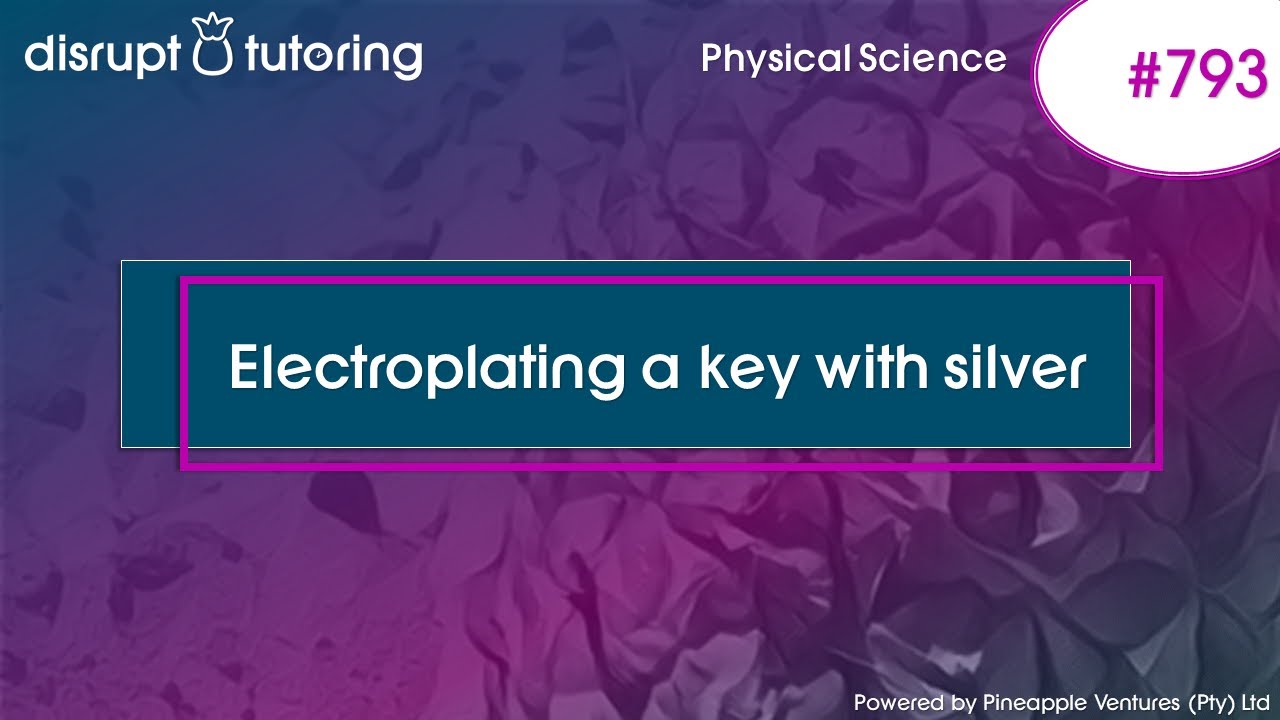 #793 Electroplating a key with silver - YouTube