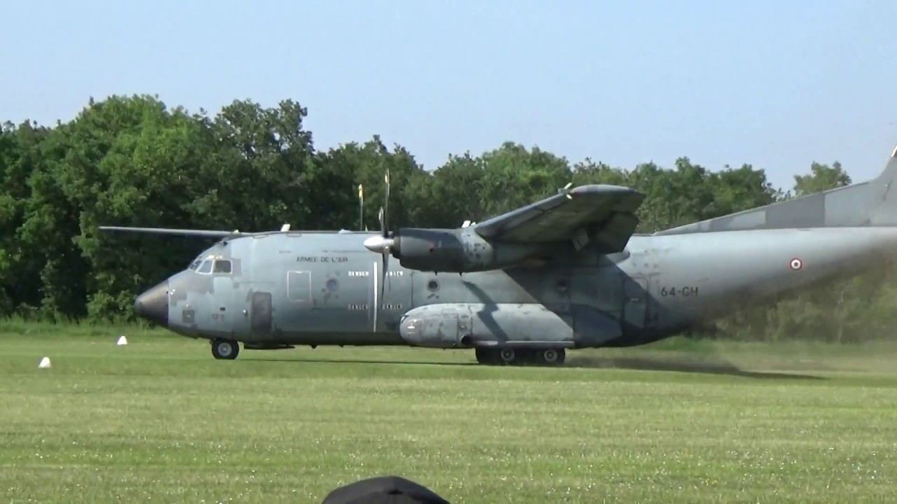Transall C-160 Armée de l'Air - Posé d'assaut - La Ferté Alais 2018 ...