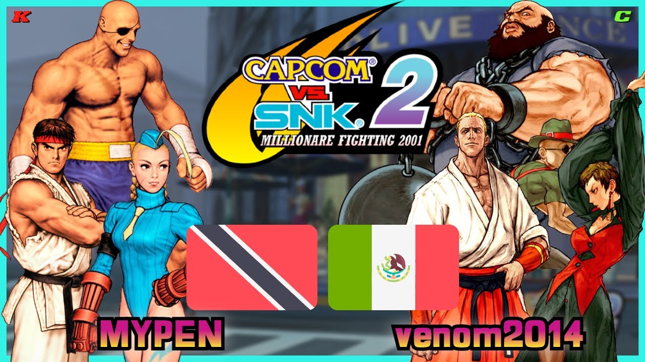Capcom Vs. SNK 2 || MYPEN 🇹🇹 VS 🇲🇽 venom2014 || FLYCAST FIGHTCADE 2 ...