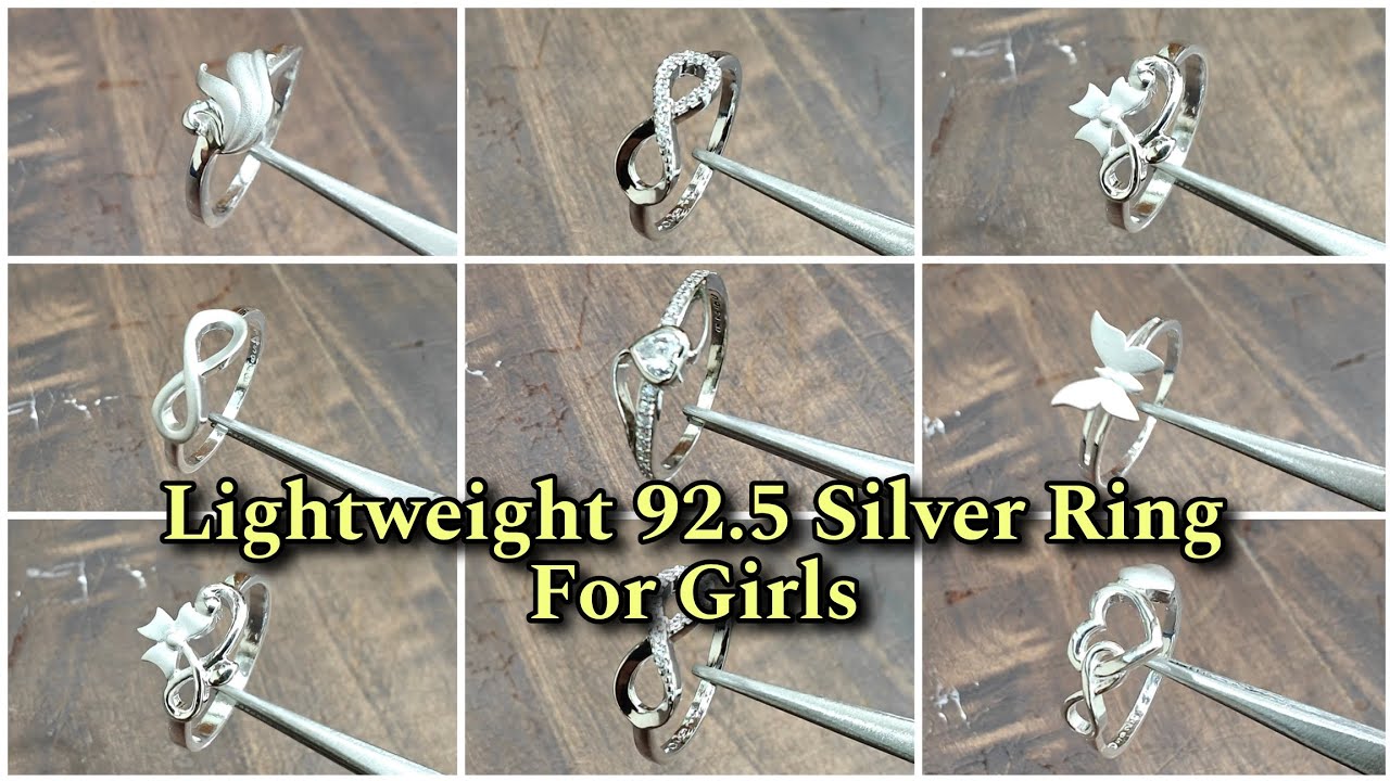 Beautiful silver ring design for girls with price | Sterling silver ...