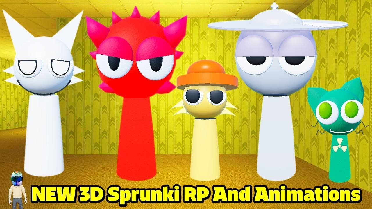 [ !UPDATE! ] How to get NEW 5 Sprunki Morphs & Badges | 3D Sprunki RP And Animations ! #roblox ...