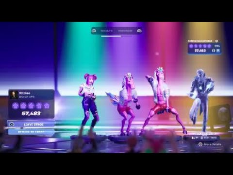 Playing "stitches" in fortnite fms - YouTube