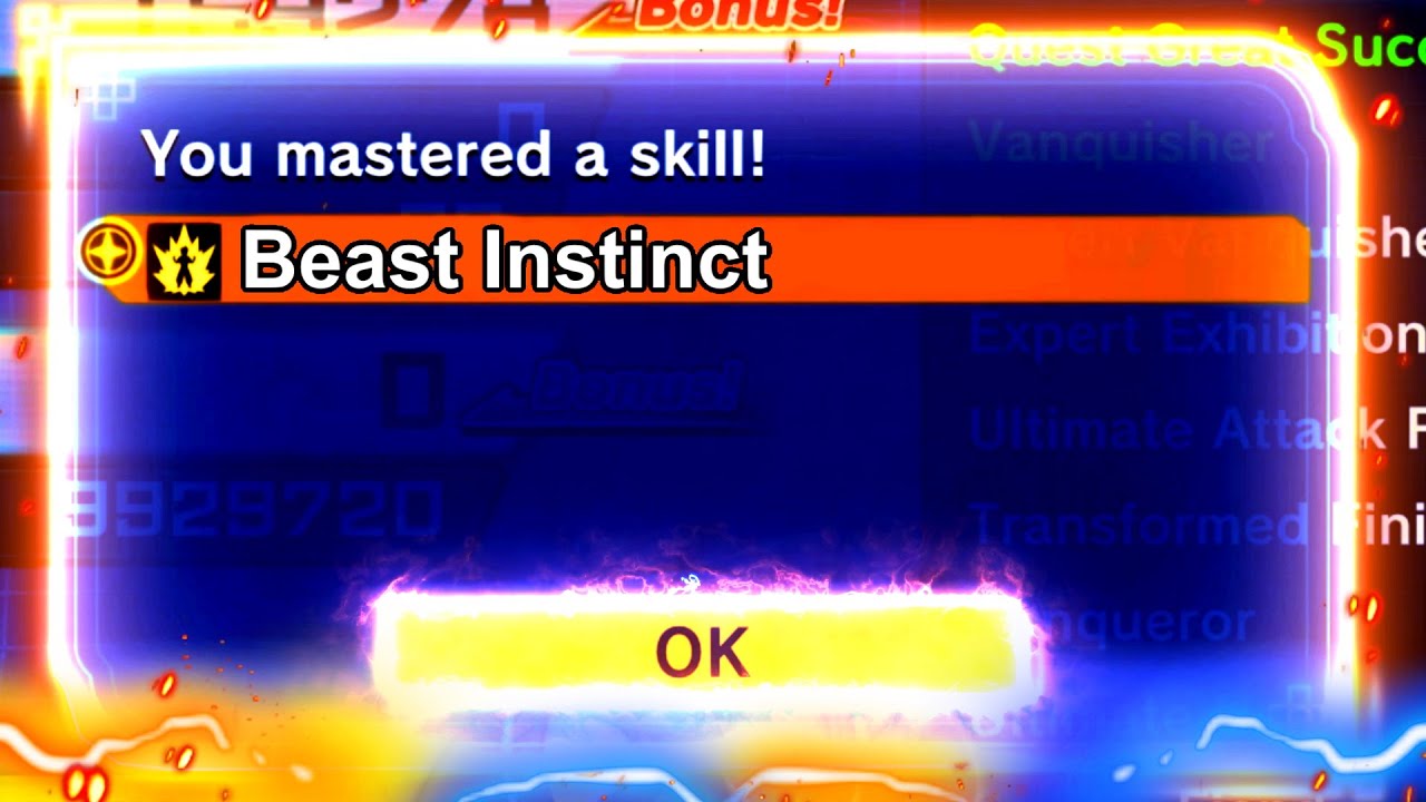 NEW 'BEAST INSTINCT' IN DRAGON BALL XENOVERSE 2 - YouTube