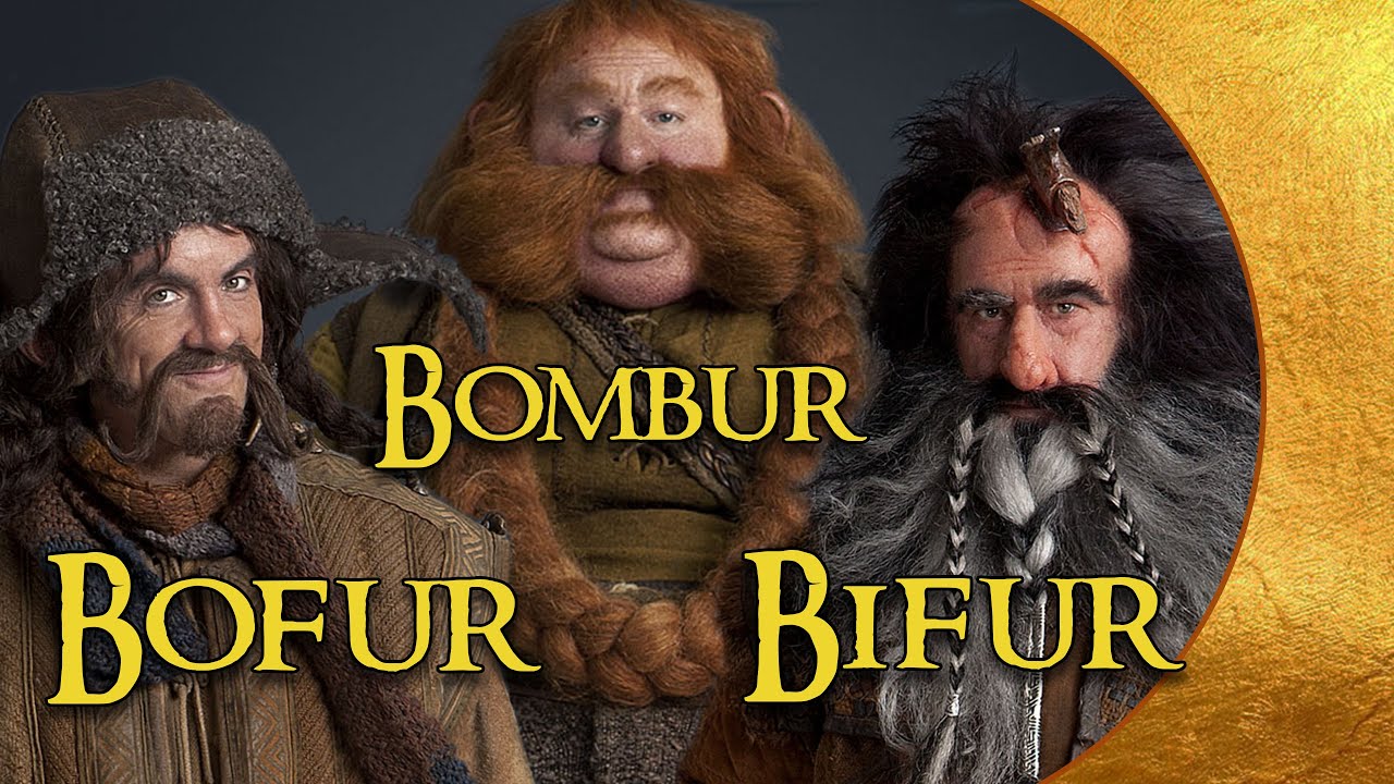 Bifur, Bofur, & Bombur | Tolkien Explained - Dwarves of Erebor - YouTube