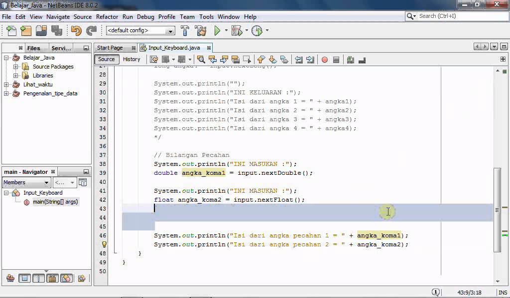 Java Tutorial - Belajar Inputan Keyboard Dengan Scanner Java Part 2 - YouTube