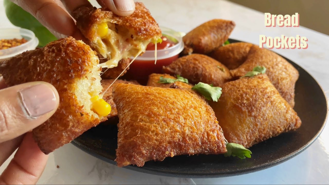 Everyone eats this like crazy😋| Bread pockets crispy and delicious ...