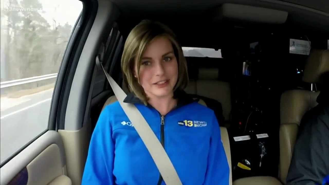 Crystal Harper in the mobile weather lab - YouTube