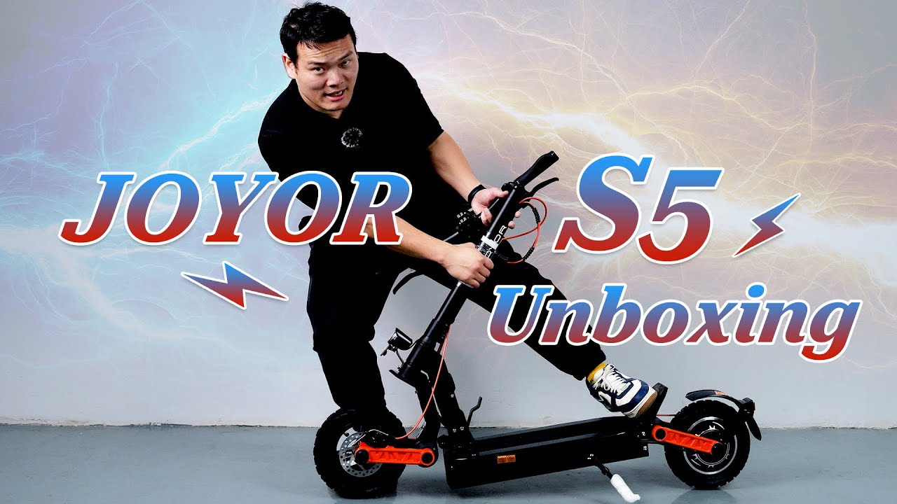 JOYOR S5 ABE Certified E-Scooter Unboxing - YouTube