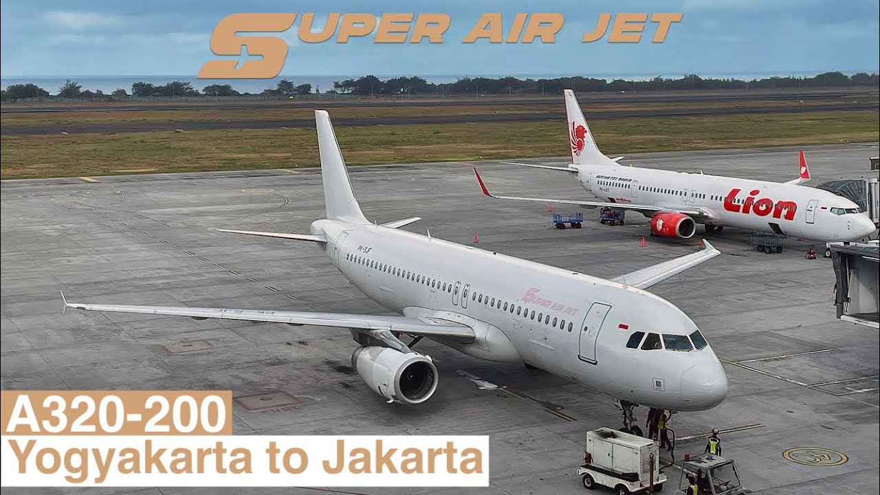 Flying Indonesia’s NEWEST Airline - SUPER AIR JET A320 Economy Class ...