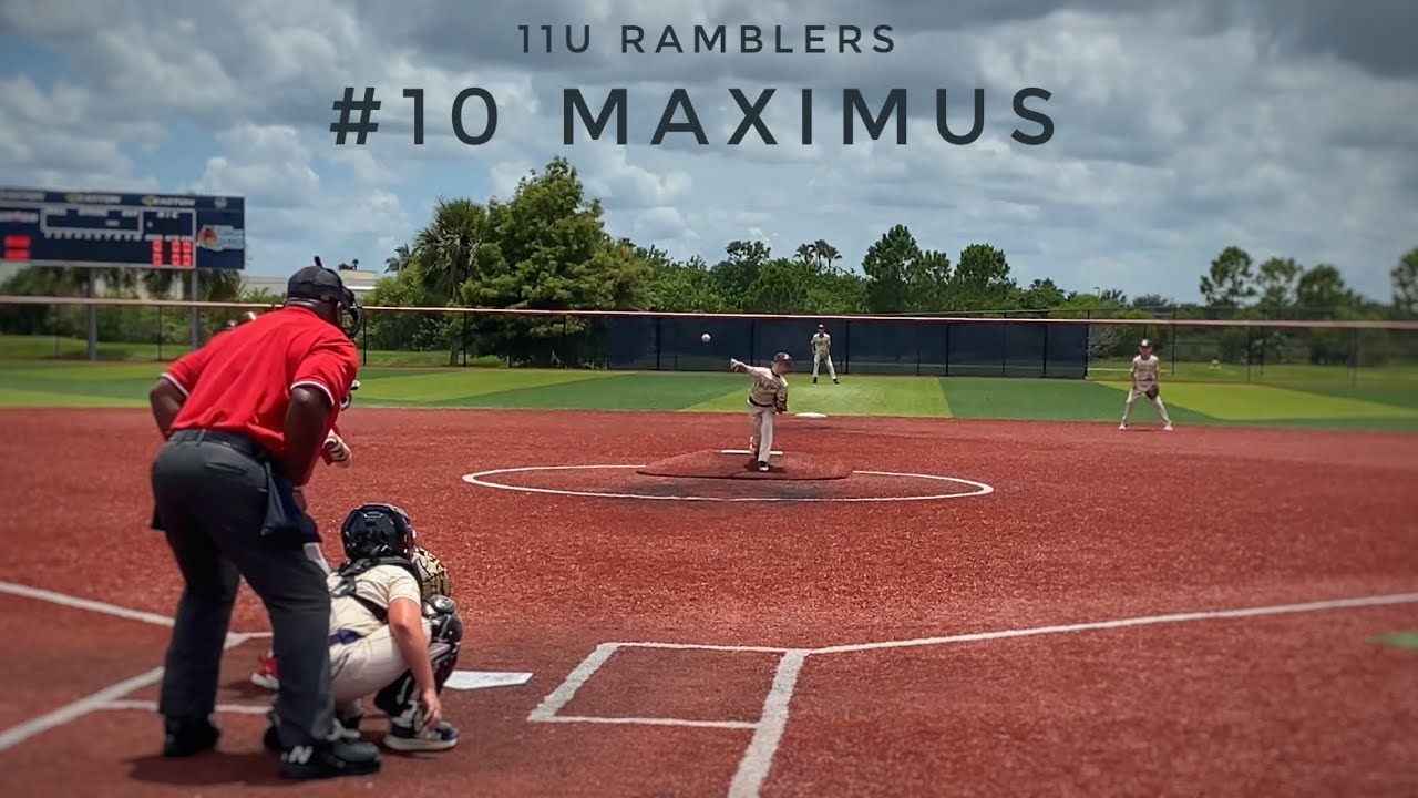 #10 MAXIMUS 11U Baseball Ramblers Highlights - @USSSALIVE Travel ...