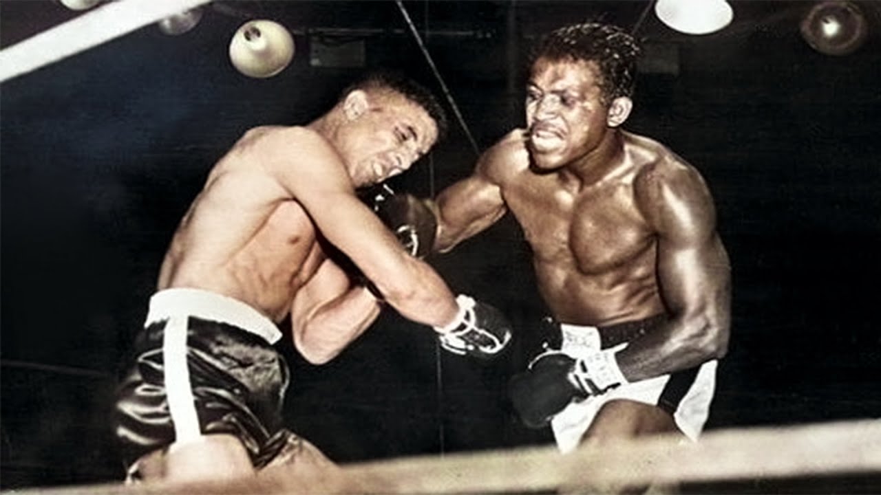 Sugar Ray Robinson vs Randy Turpin 2 - Full Fight Colorized - YouTube