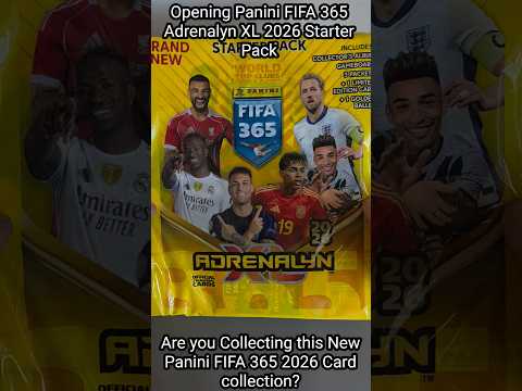 OPENING PANINI FIFA 365 ADRENALYN XL 2026 STARTER PACK #panini #fifa #adrenalynxl #shorts
