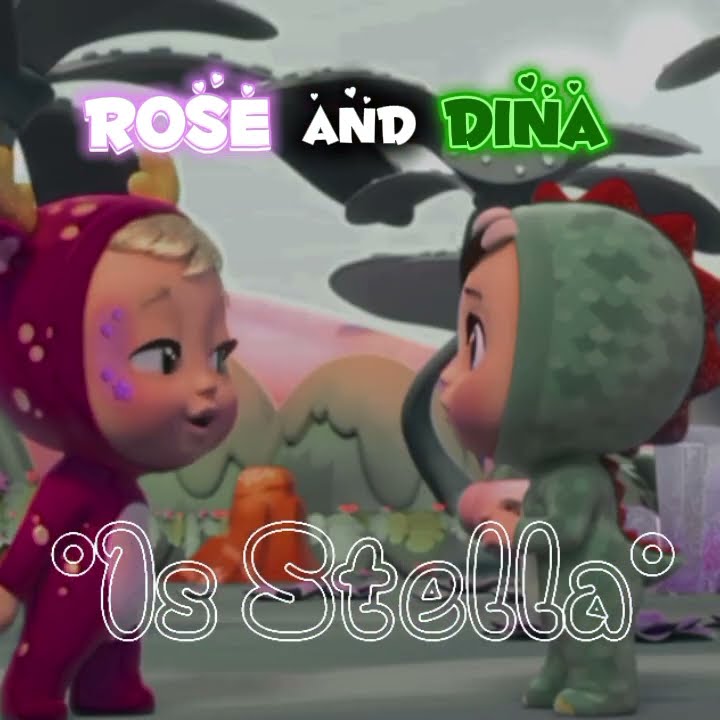 Rose 🦌and Dina 🦖 #edit #is_stella #bebésllorones #kitoons #infancia # ...