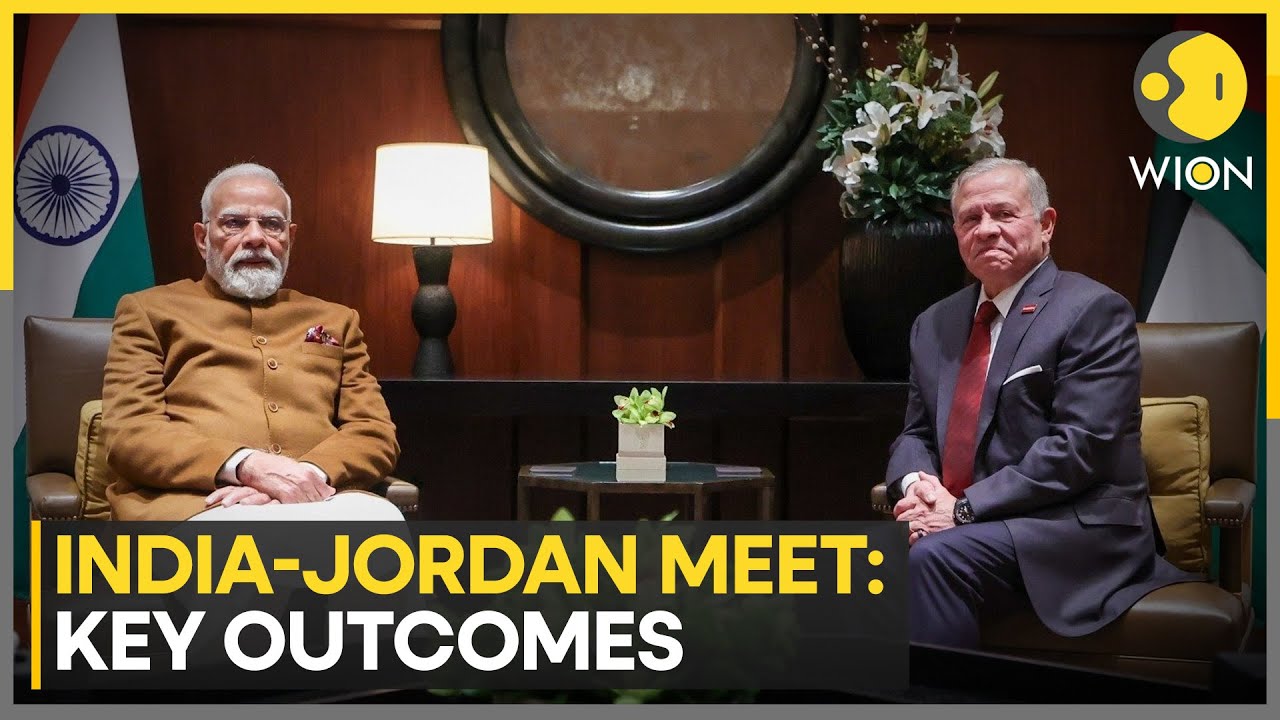India-Jordan Ties: PM Modi Highlights India's Skills, Strengths | WION ...