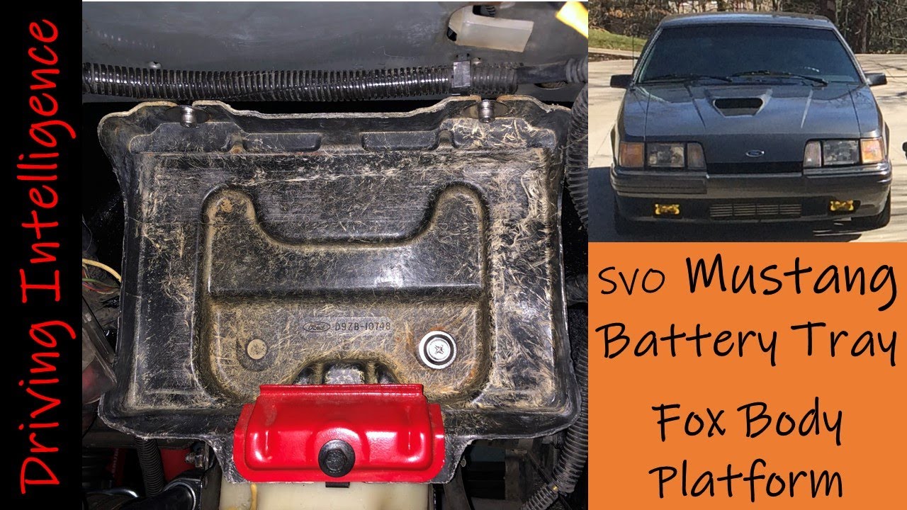 How To Remove, Install, Replace Battery Tray '79-'86 Fox Body Mustang ...