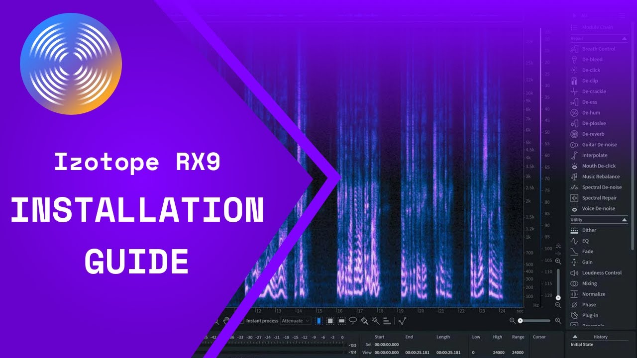 Izotope RX9 | Free Installation Izotope RX9 | Quick Guide - YouTube