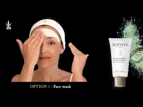 SOTHYS - Purifying two-clay mask - YouTube