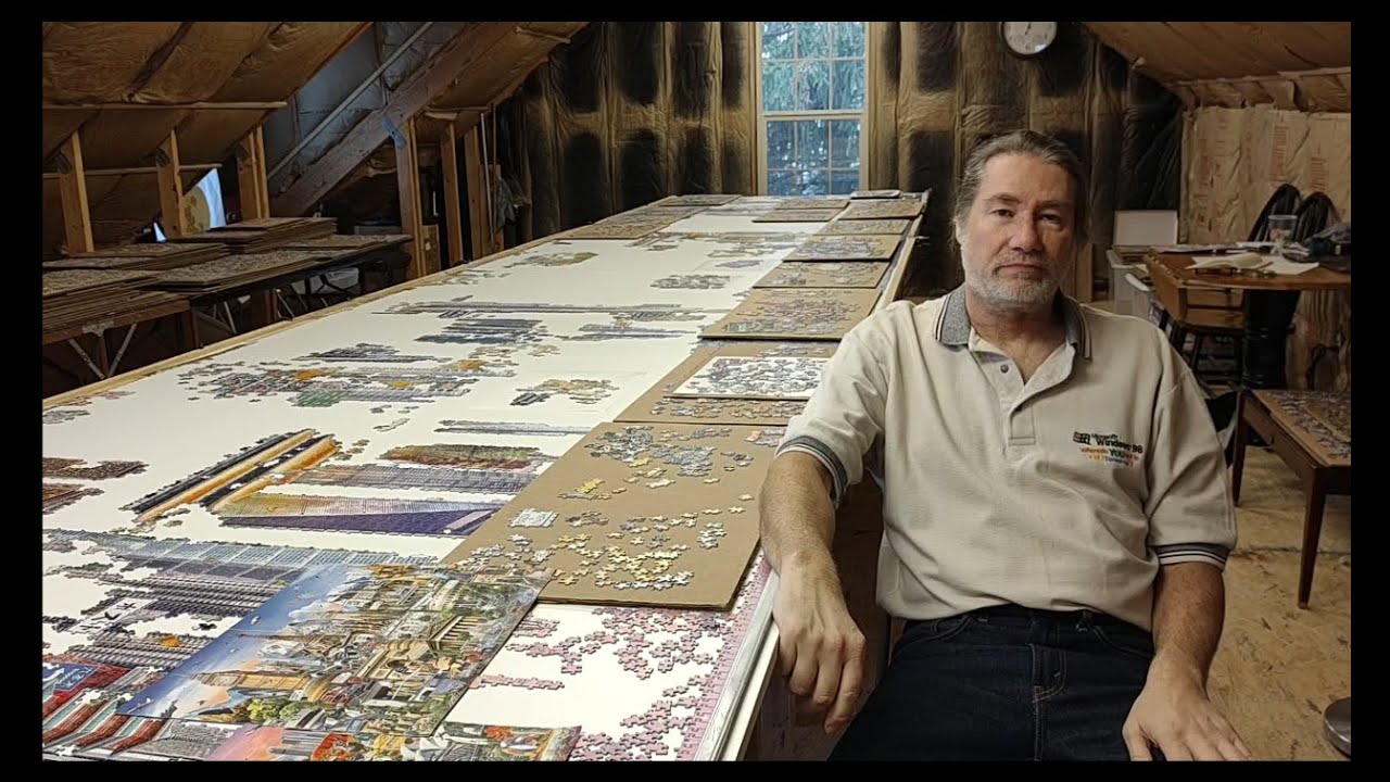 Educa 42,000 Piece Puzzle - Part 5 - YouTube