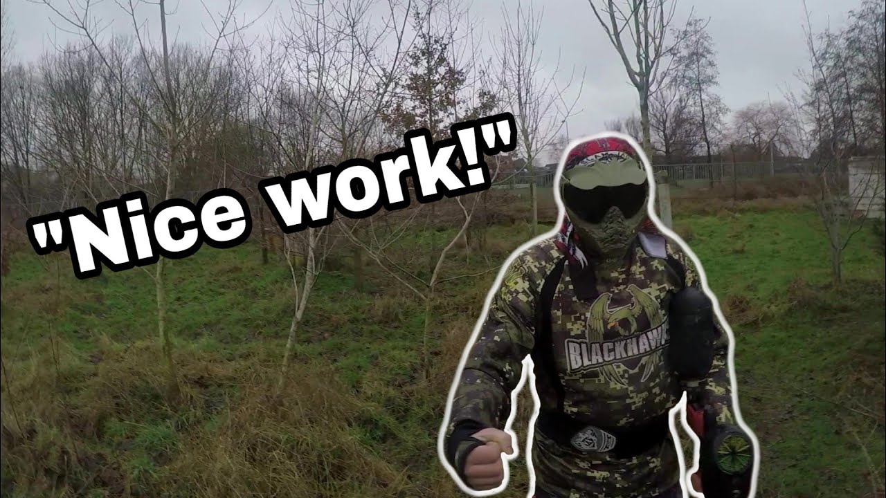 Teamwork with German players | Paintball Nijmegen Gameplay - YouTube