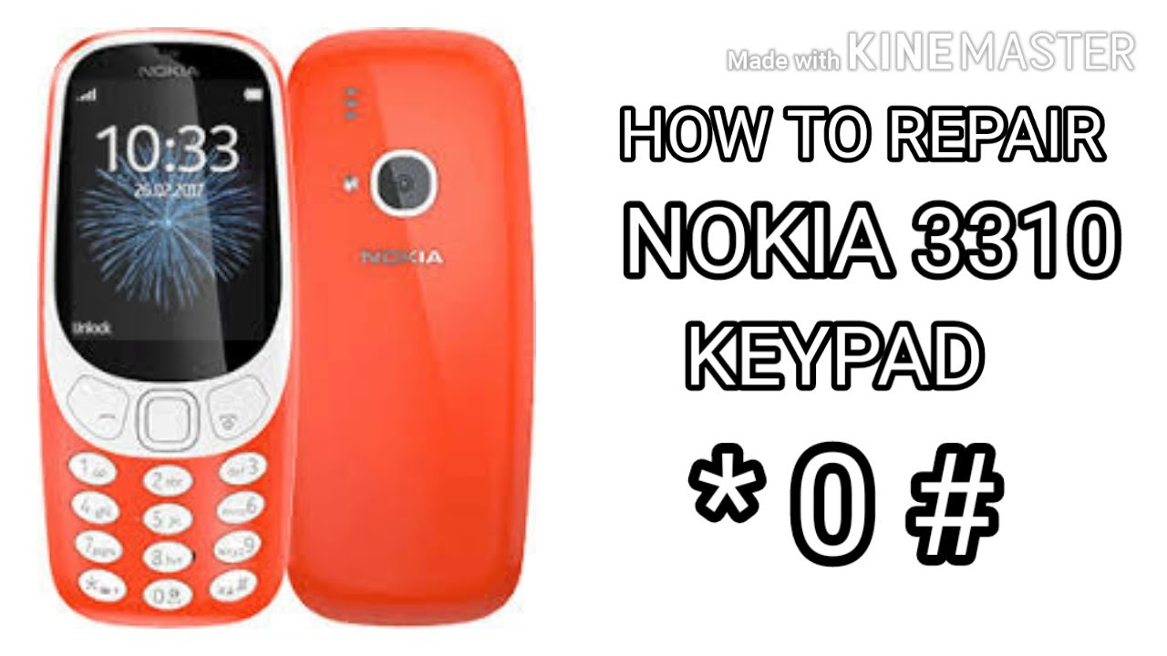 Nokia 3310 keypad Not Working - YouTube