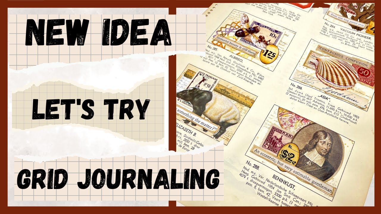 NEW IDEA - MY FIRST ATTEMPT AT GRID JOURNALING - INSPIRED BY ...