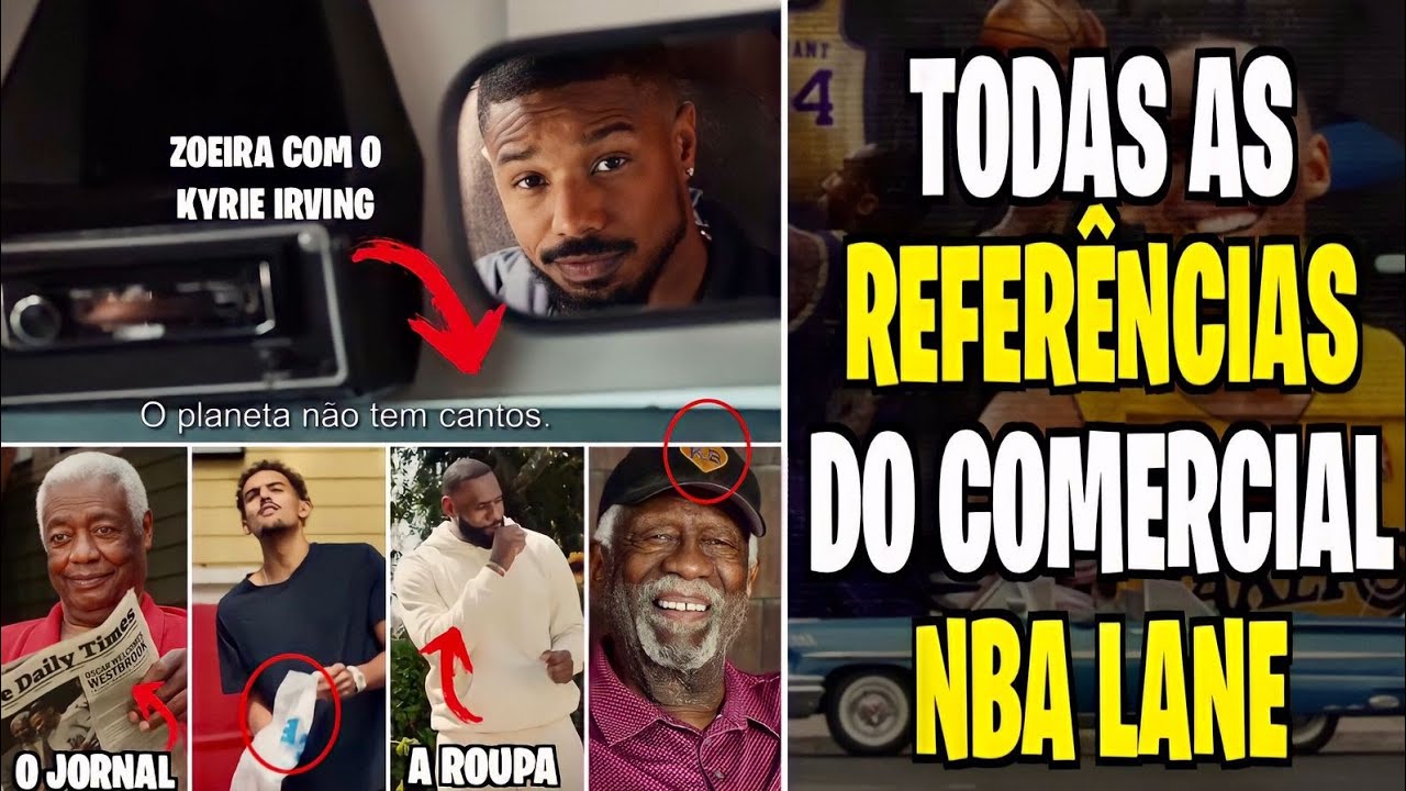 Todas as REFERÊNCIAS do comercial da NBA - NBA LANE (React/análise ...