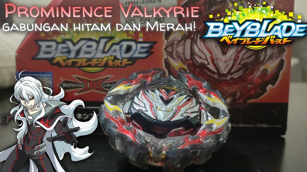 Dead Phoenix ! Prominence Valkyrie unboxing dan review - beyblade burst ...