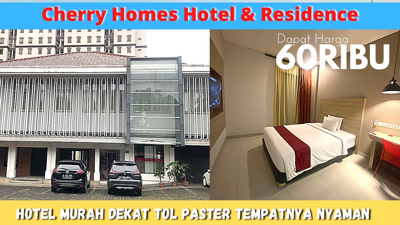 HOTEL MURAH DEKAT PINTU TOL PASTEUR DAN LEMBANG || Cherry Homes Hotel & Residence Bandung - YouTube
