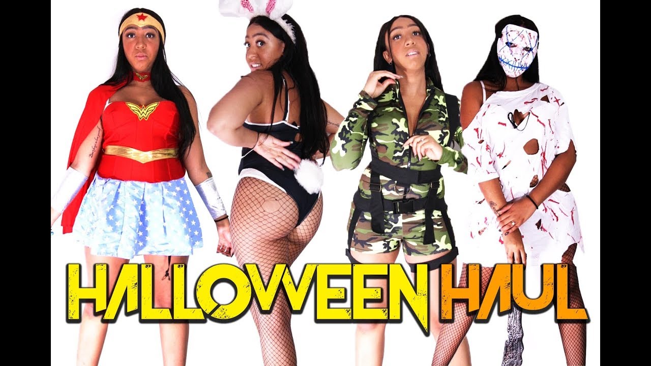 Halloween Costume Try On Haul Youtube