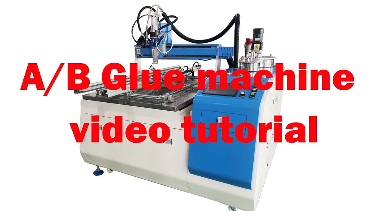 Glue filling machine （Write machine operation program -5） - YouTube