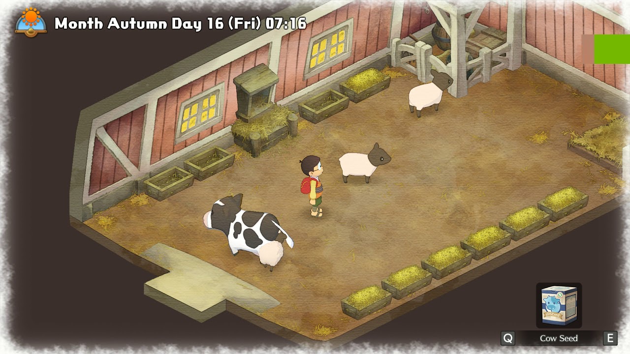 Doraemon Story of Seasons - Cow Seed - YouTube