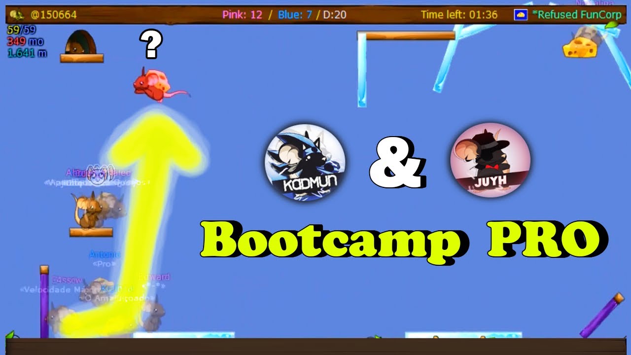Transformice - Bootcamp PRO #3 (KADMUN & JUYHJUYH) - YouTube