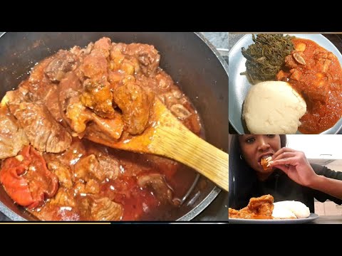 Beef stew RECIPE+MUKBANG |Nshima and kalembula😋 #AfricanFood # ...