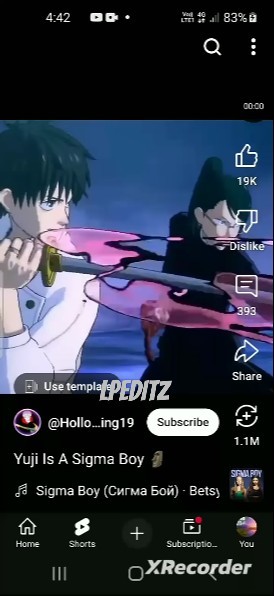 Yuji is a sigma man #sigma boy #Lpouh - YouTube