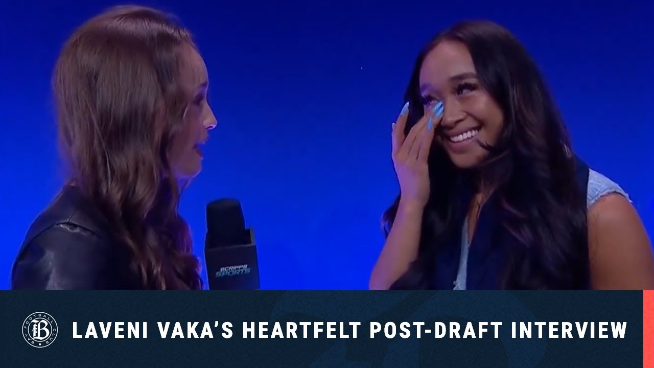 Bay FC's Laveni Vaka Gives Heartfelt Interview after being selected a ...