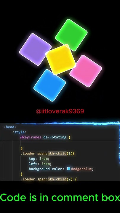 Moving Box Using Html And Css Webdesign Htmlcss Portfoliowebsite Developerportfolio Youtube