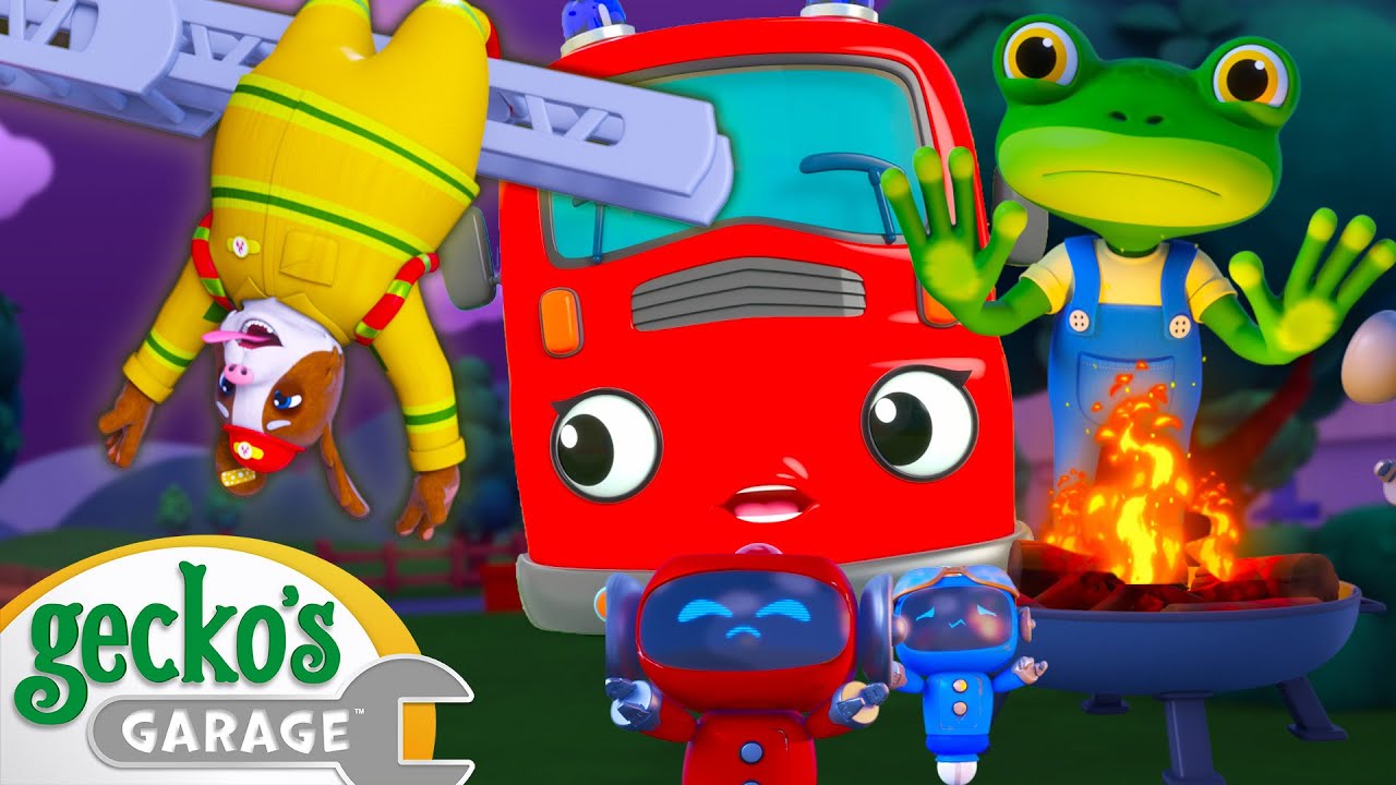 Gecko's Garage - Firefighting Friends | BRAND NEW | Cartoons For Kids ...