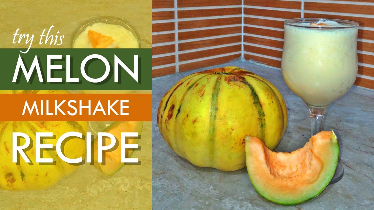 Try this Melon Milkshake Recipe by Mocktail Tricks | Musk Melon Shake ...