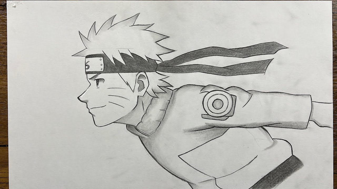 How to Draw Naruto’s Iconic Run Step-by-Step | Easy Naruto Drawing ...