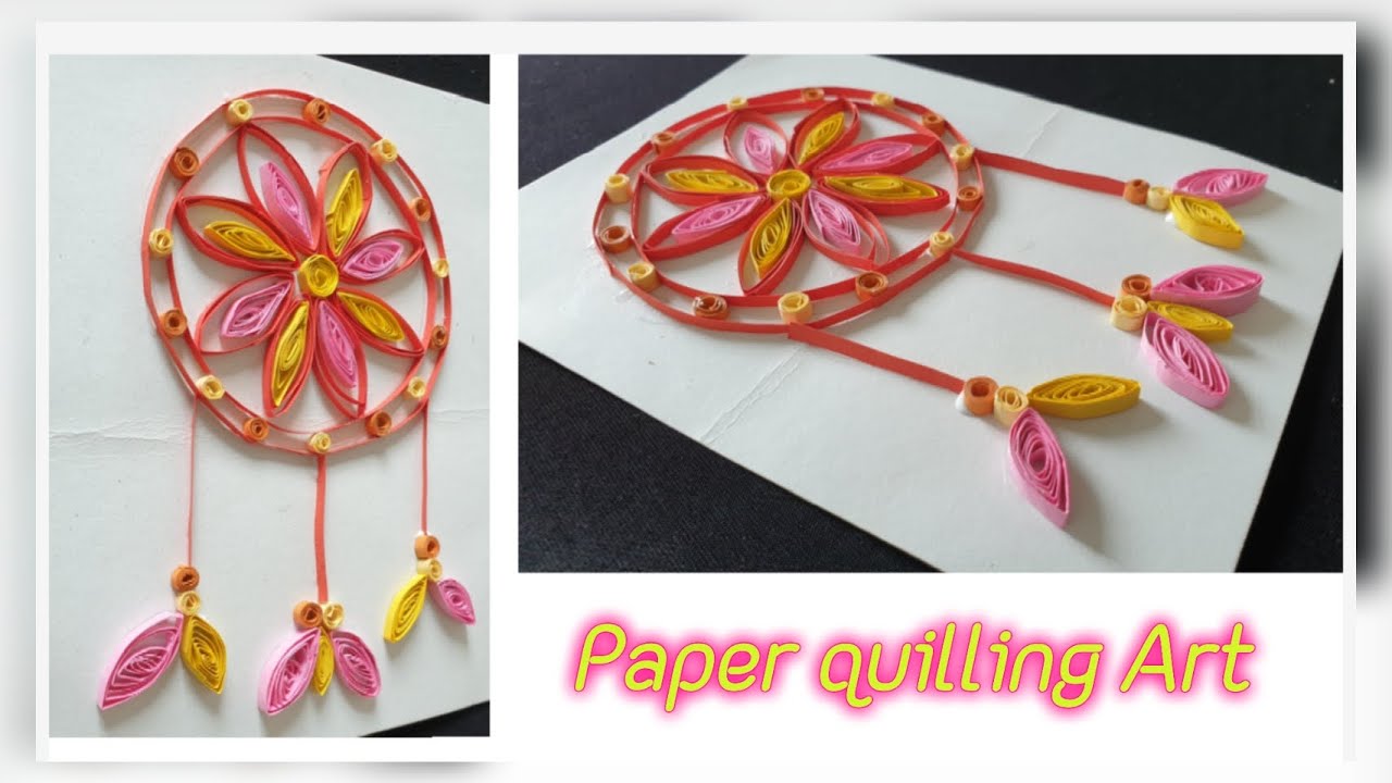Paper quilling art || Easy paper craft || Decor || Art and Craft - YouTube