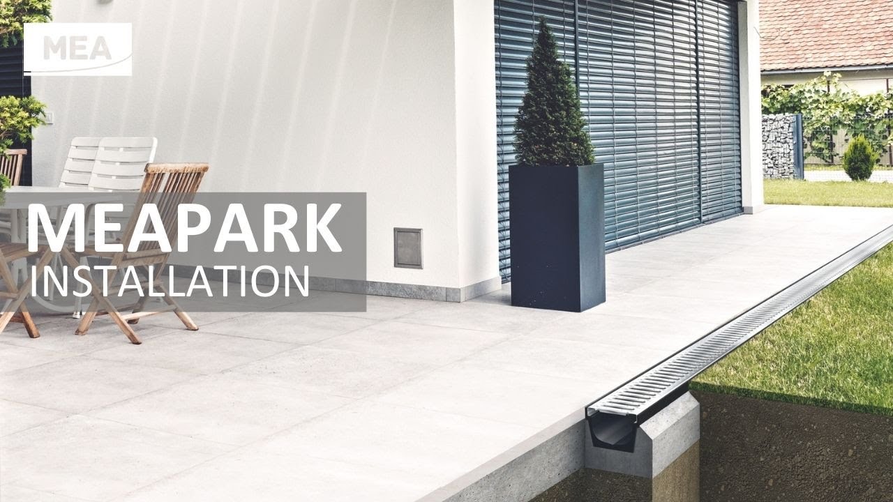 Installation Instructions MEAPARK Drainage system galv slotted grating ...