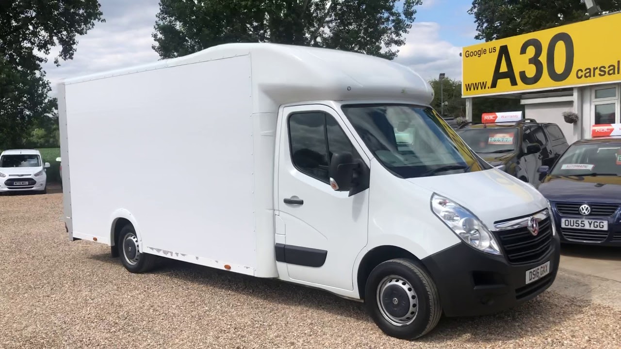 Vauxhall Movano 2.3 CDTI F3500 Maxi Low Van - YouTube
