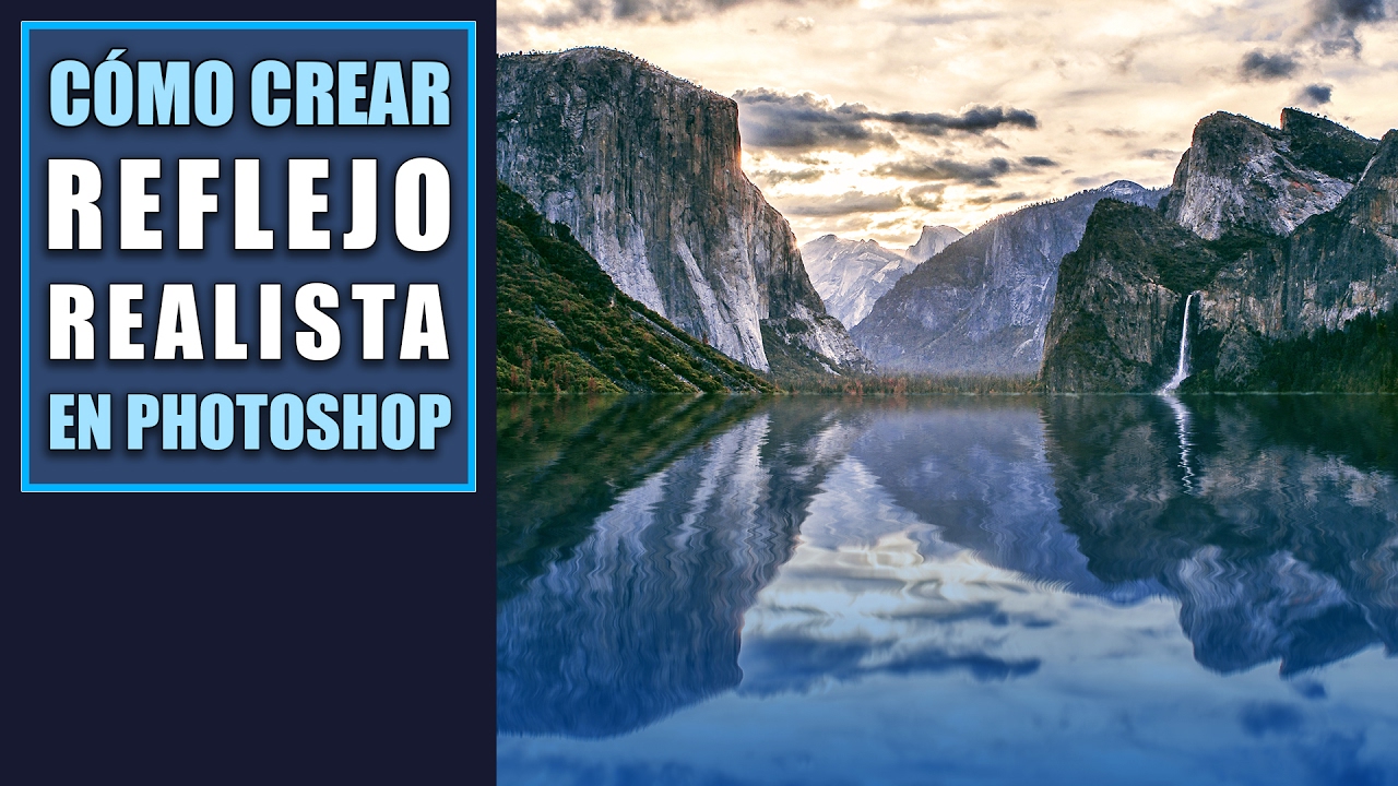 Cómo crear un reflejo de agua realista en Photoshop - YouTube