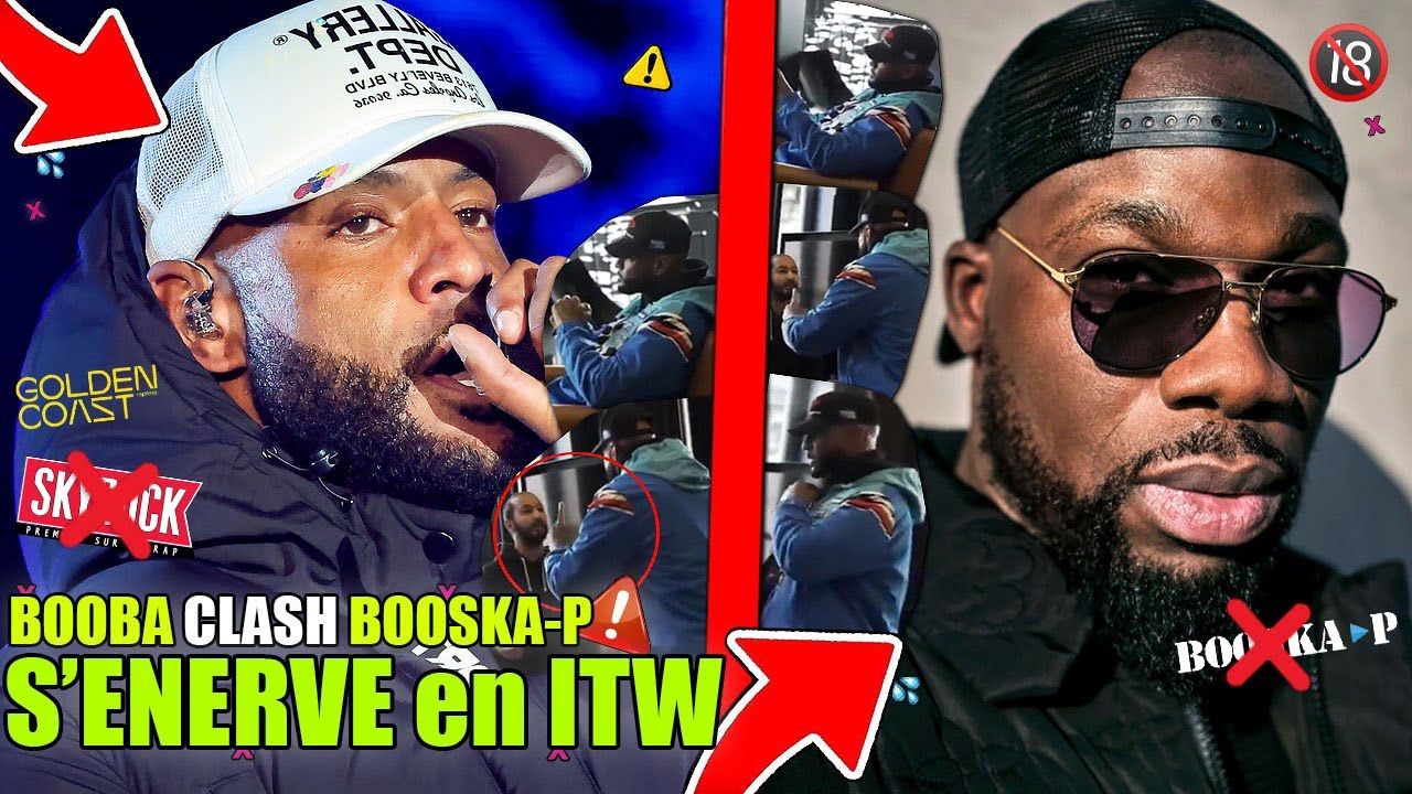 BOOBA S'ENERVE et ARRETE son INTERVIEW puis TERMINE FIF de BOOSKA-P et ...