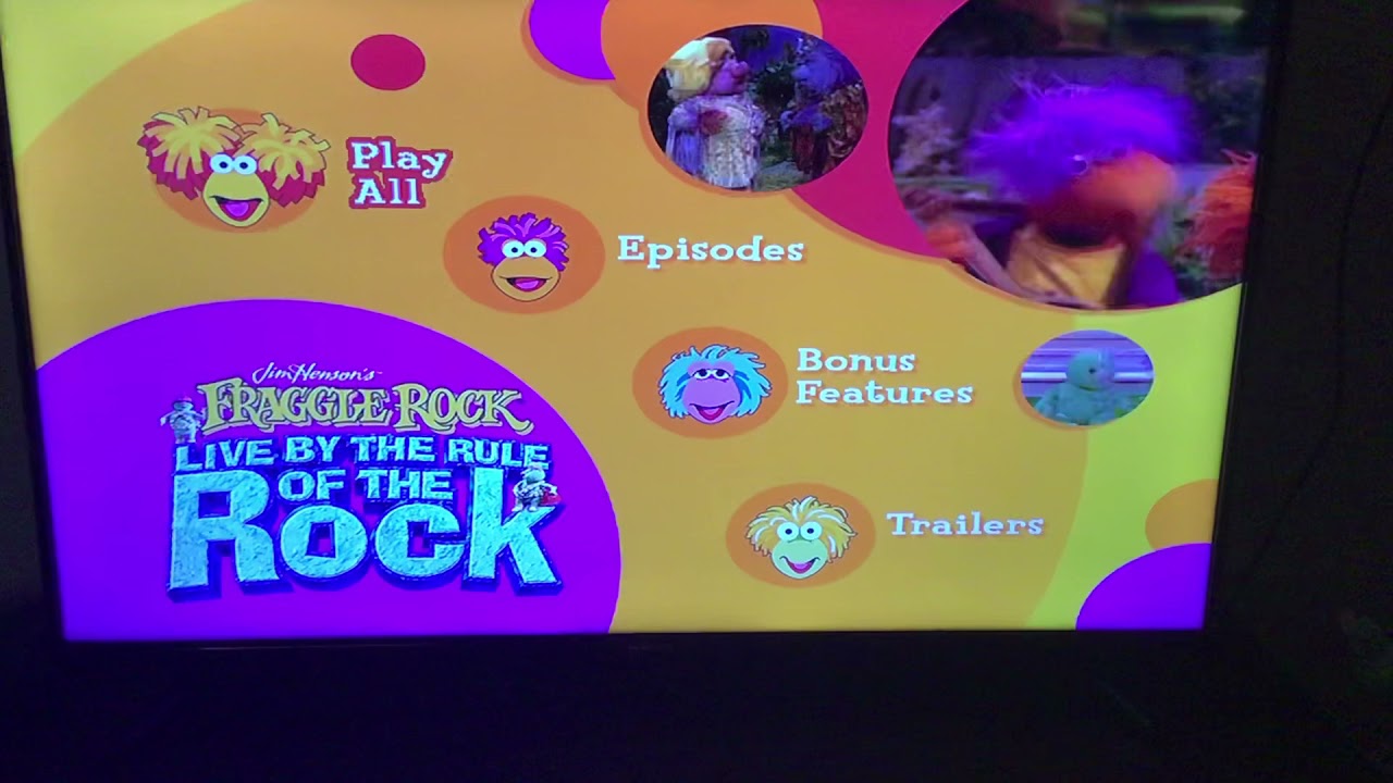 Fraggle rock live by the rule of the rock 2005 DVD Menu walkthrough ...