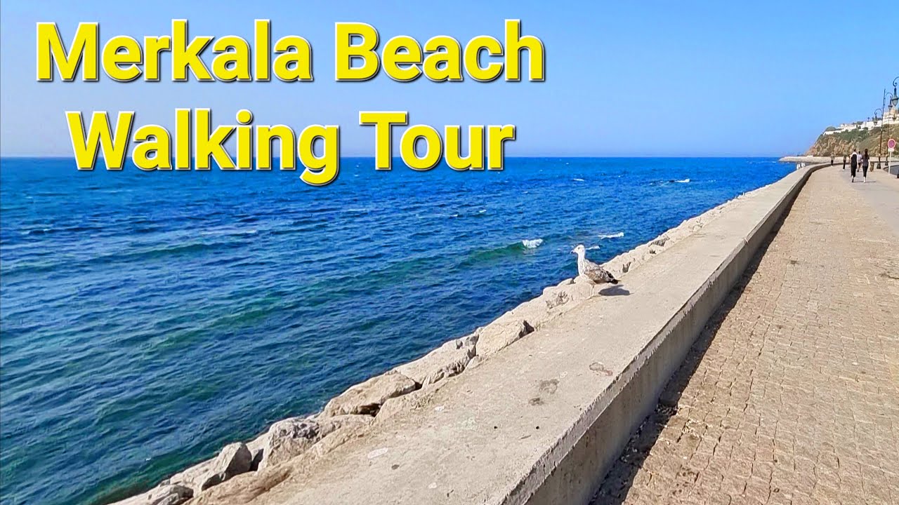 Walking Tour Of Merkala beach ⛱️ 🌊 (Part 1), Tangier, Morocco 🇲🇦Travel ...