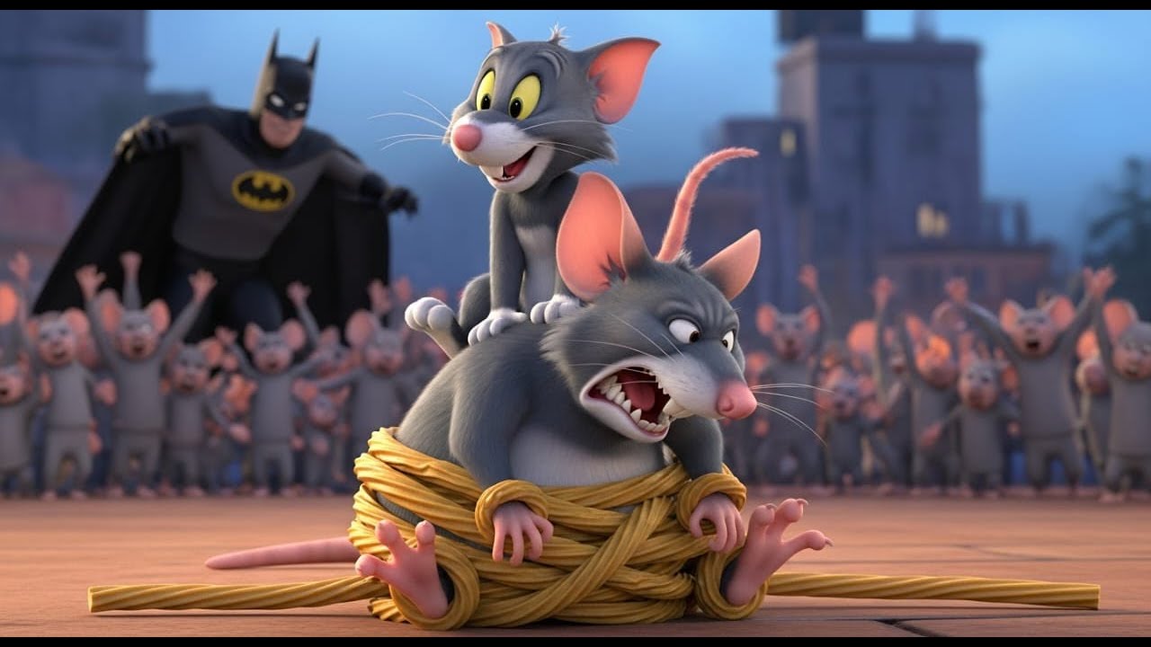 Kids Adventure Story 🧀 Tom and Batman Save the Cheese City! | Fun Poem ...