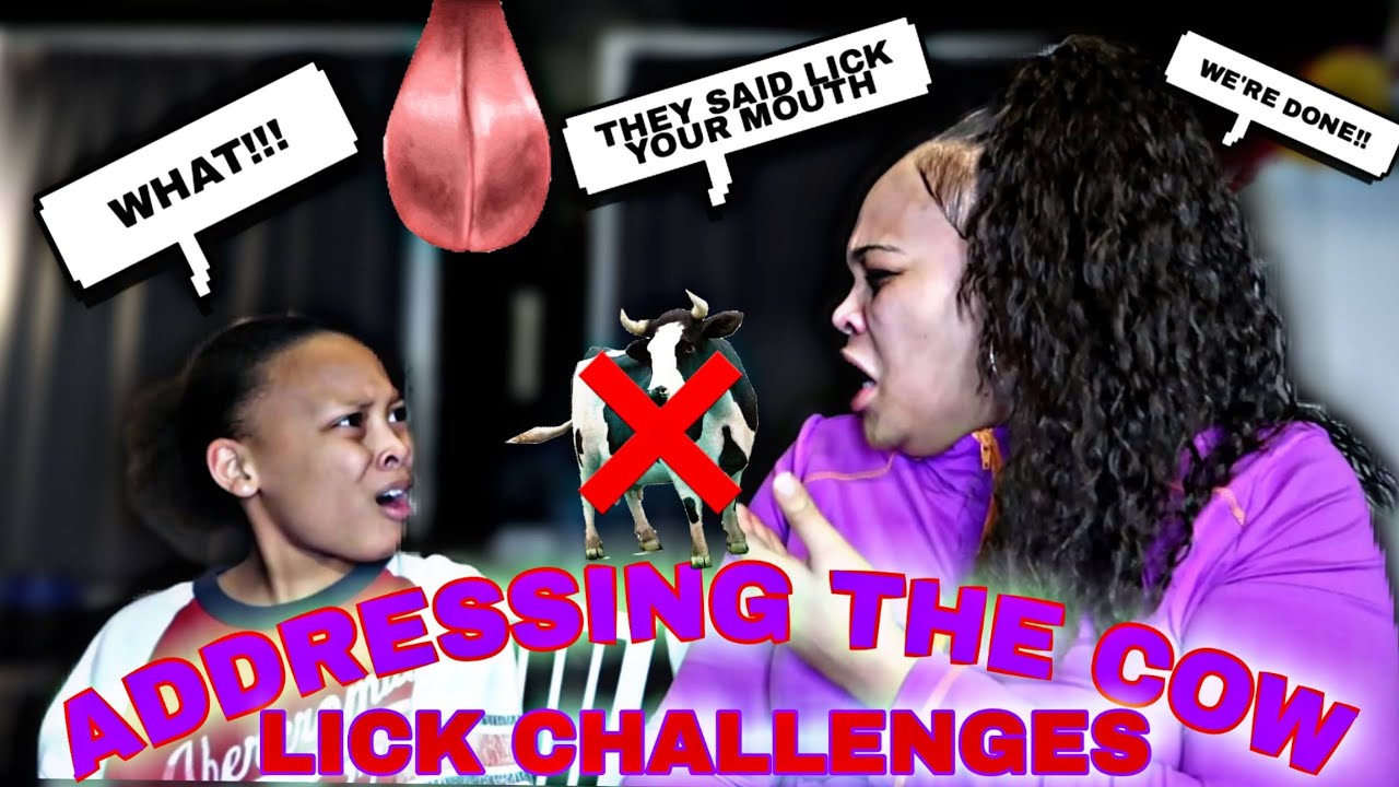 ADDRESSING THE COW LICK CHALLENGE COMMENTS - YouTube