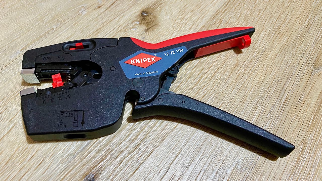 Knipex 12 72 190 NexStrip Multi-Tool for Electricians - YouTube