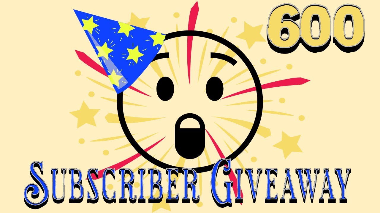 600 Subs Giveaway Winner - YouTube